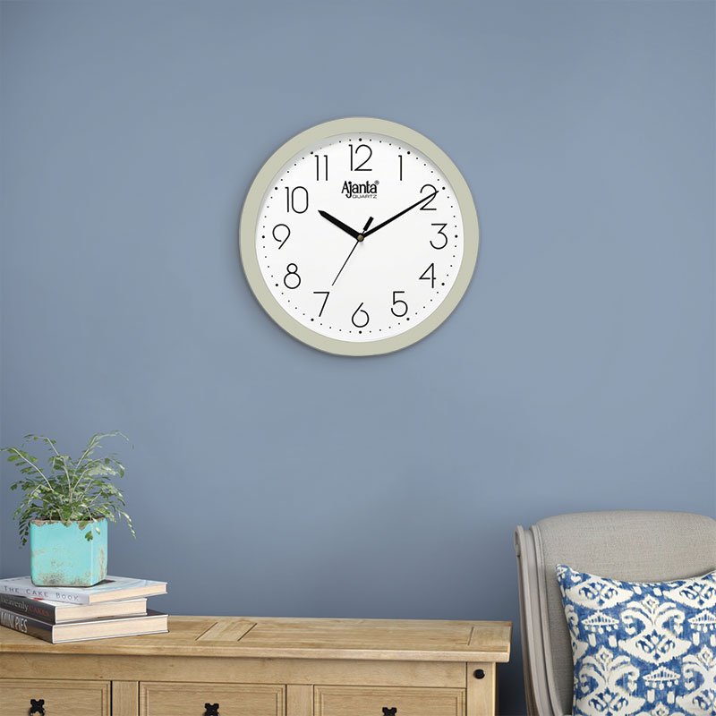Ajanta Wall Clock – Simple Clock – 957 White